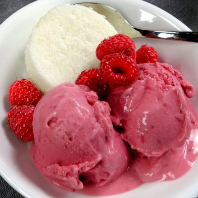 Raspberry Frozen Yogurt Recipe | Brod & Taylor